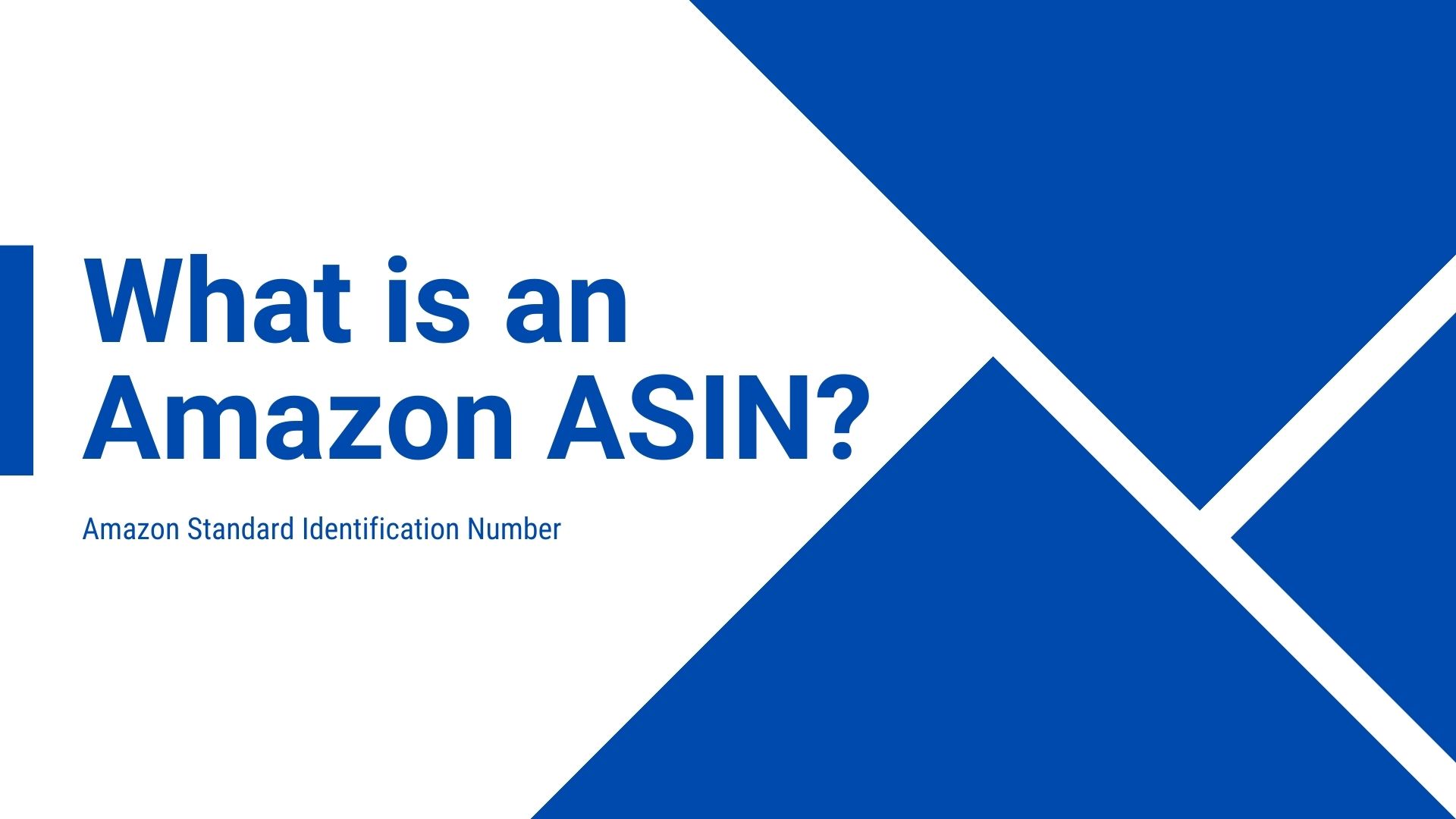 What is an Amazon ASIN?