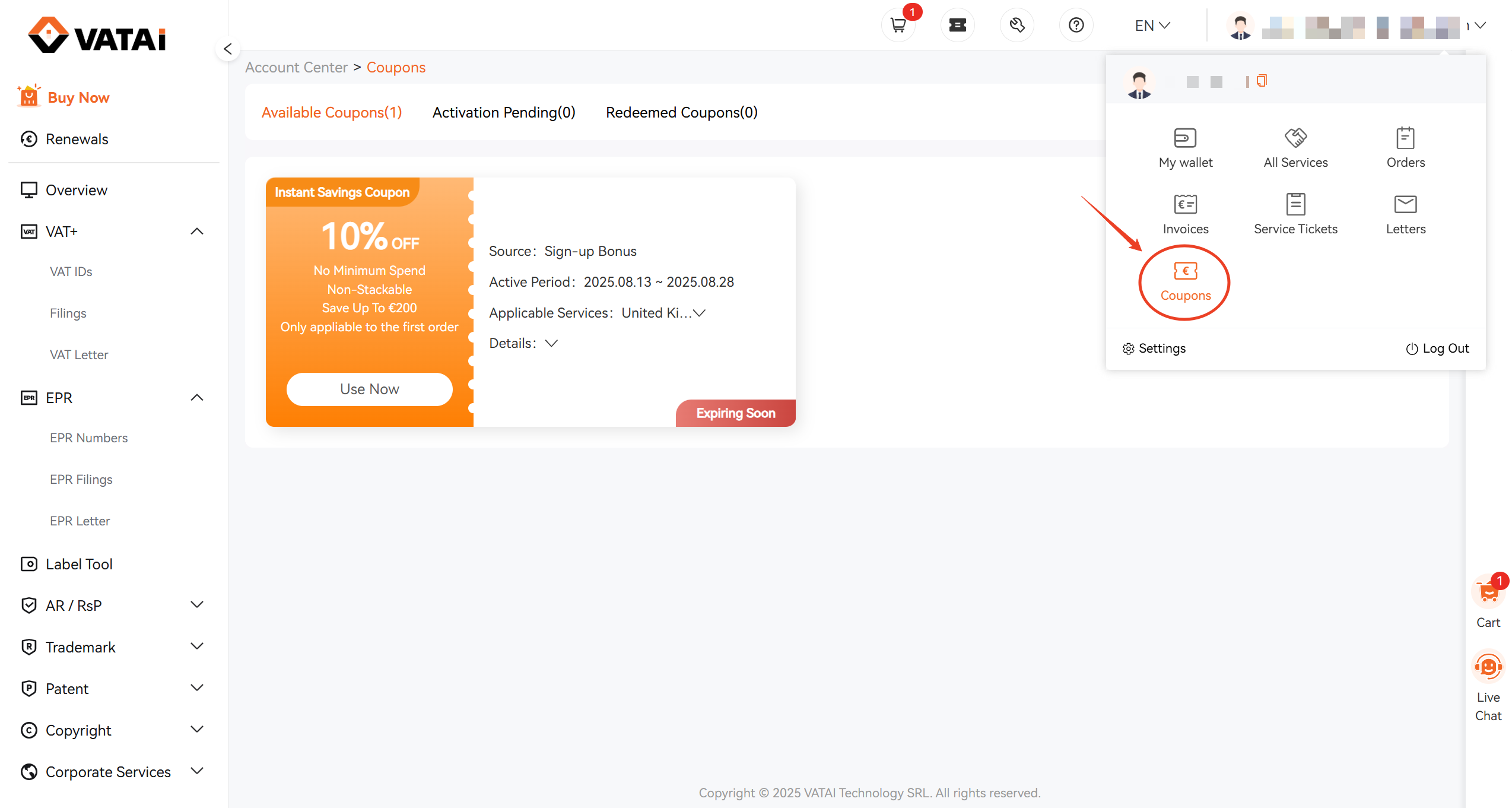 Where Can I See My Promo Coupons